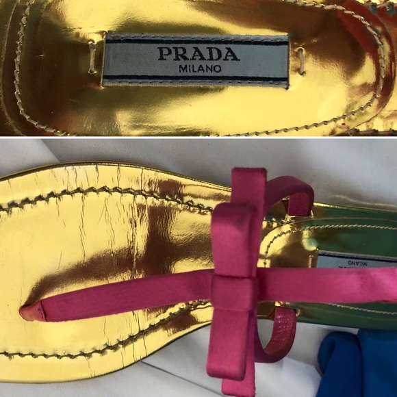 Prada | Shoes | Prada New Blue Label Gorgeous Flats | Poshmark
